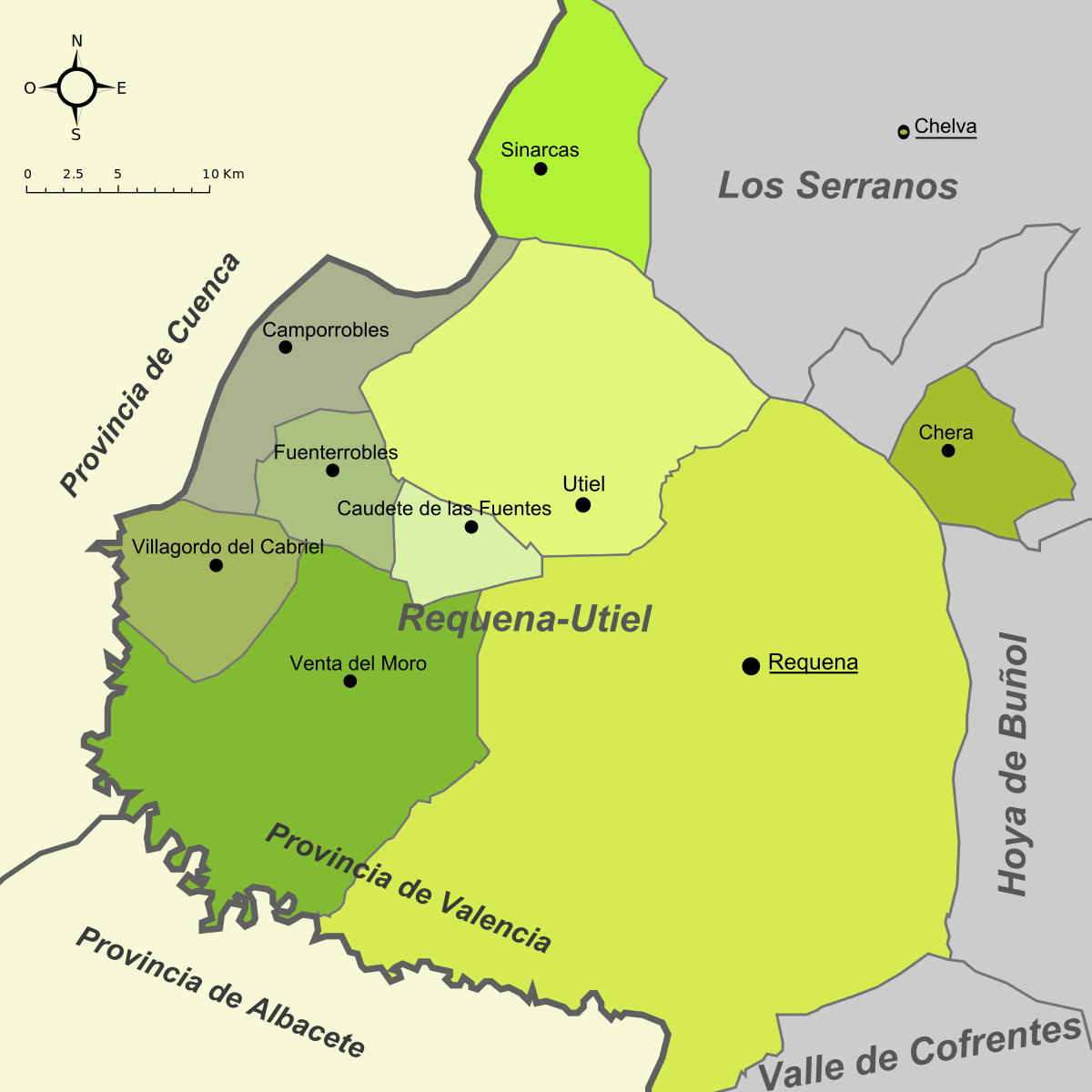 ملف:Mapa de Requena-Utiel.svg - المعرفة