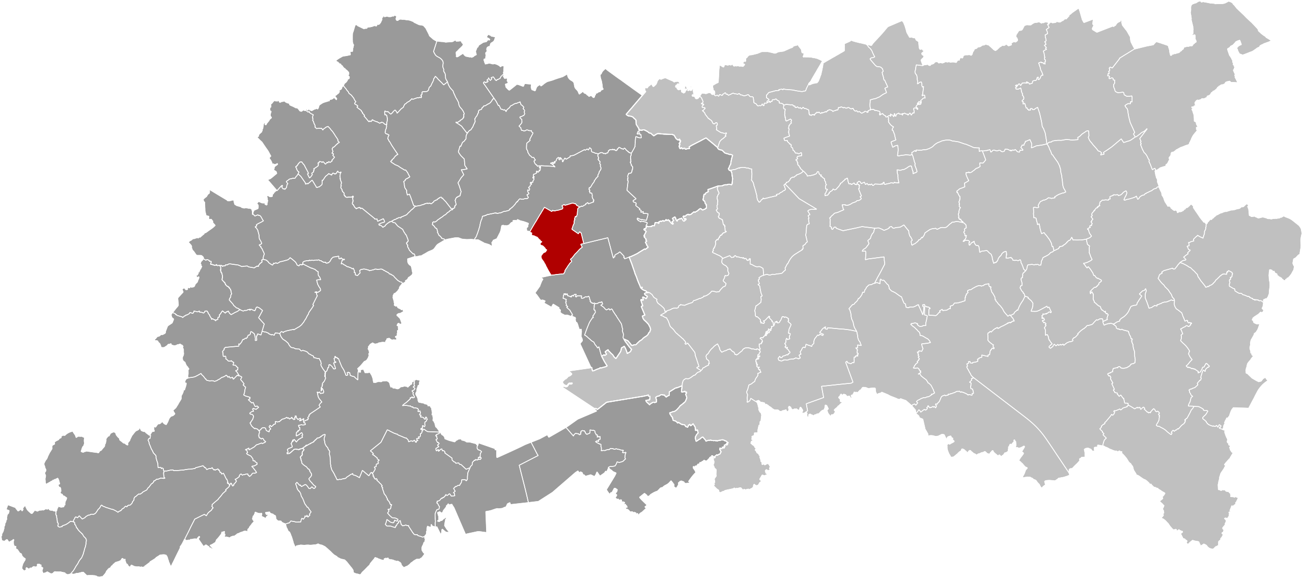 ملف:Machelen Flemish-Brabant Belgium Map.svg - المعرفة