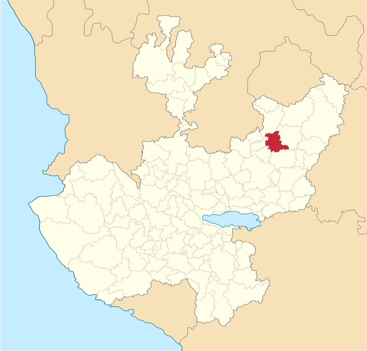 ملف:Mexico Jalisco Jalostotitlan location map.svg - المعرفة