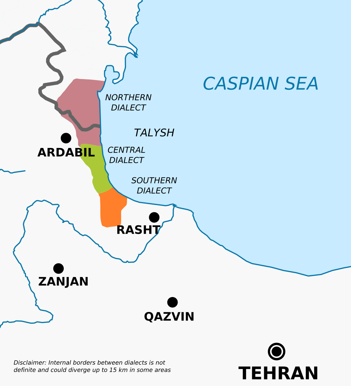 ملف:Talysh language dialects.svg - المعرفة