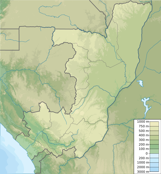 ملف:Congo physical map.svg - المعرفة