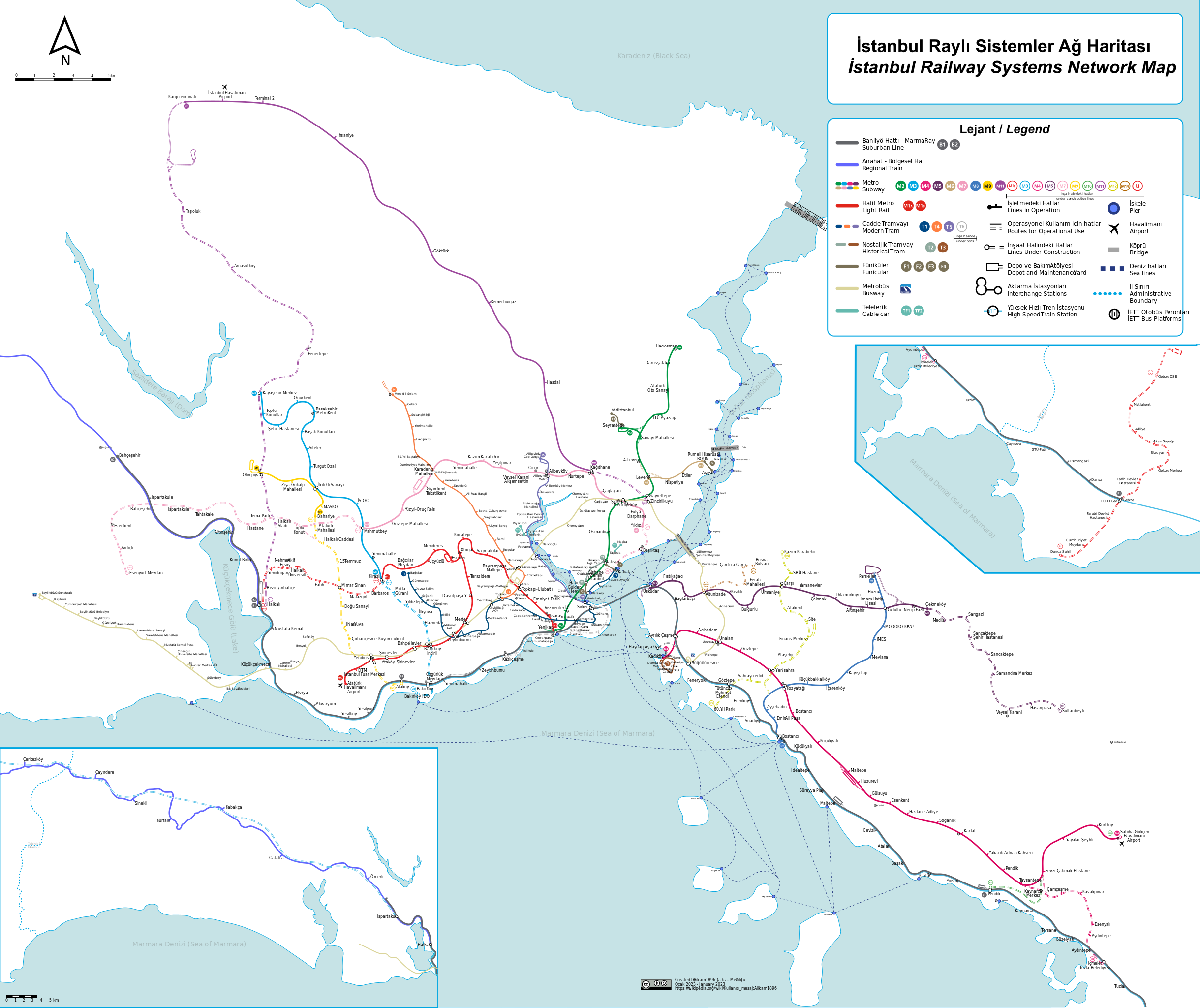ملف:Istanbul Railway Systems Network Map.svg - المعرفة
