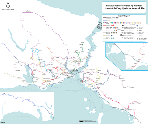 ملف:Istanbul Railway Systems Network Map.svg - المعرفة