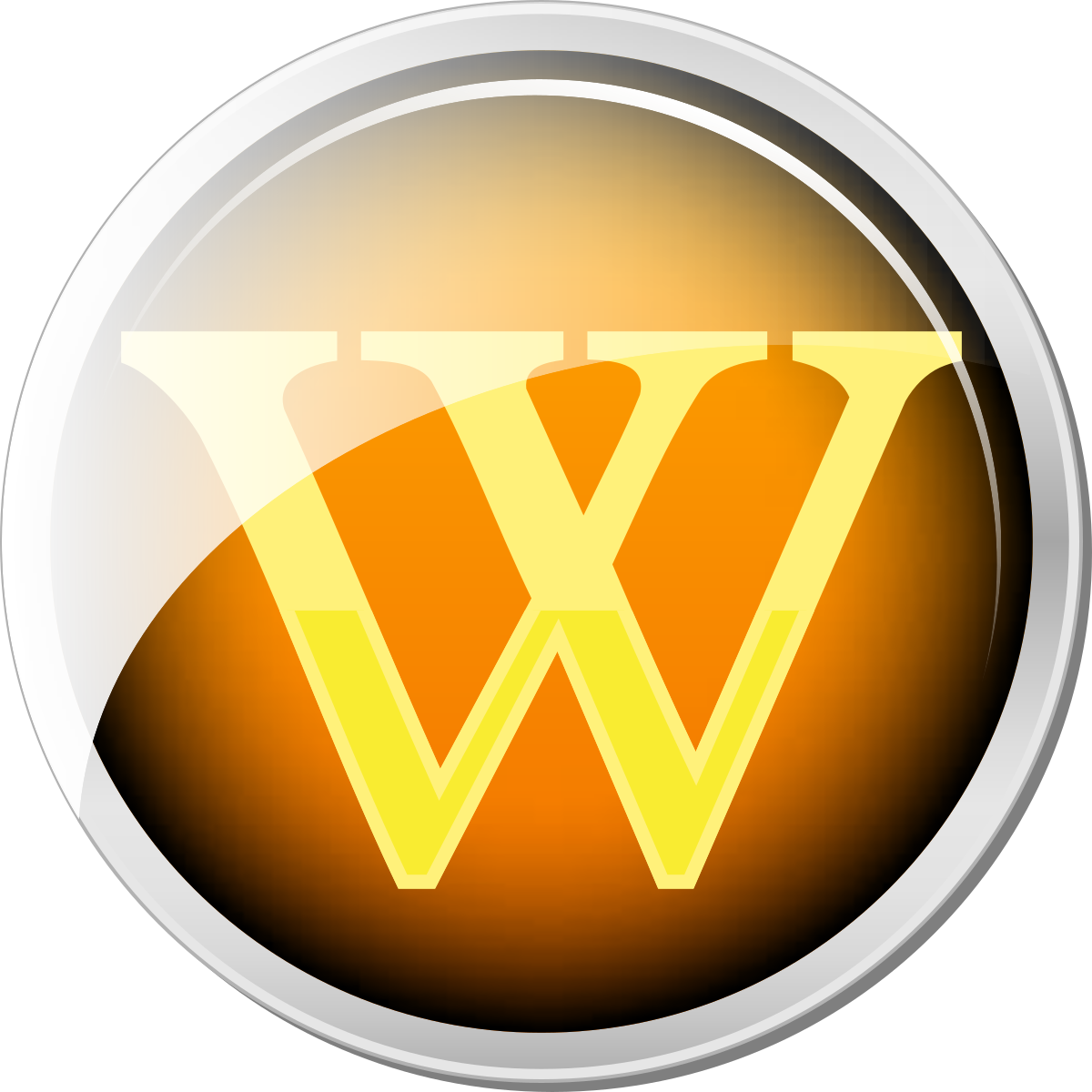 ملف:Orange Icon Wiki.svg - المعرفة