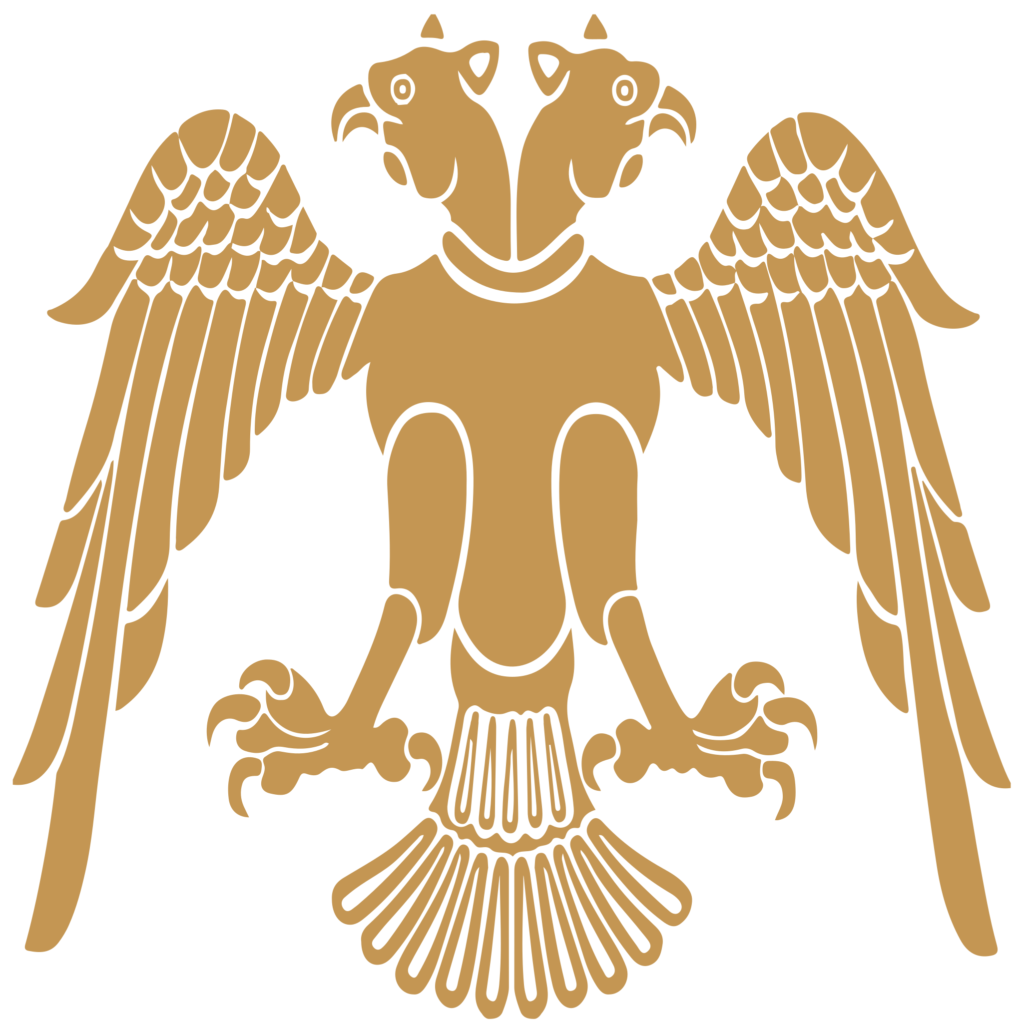 ملف:Double-headed eagle of the Sultanate of Rum.svg - المعرفة