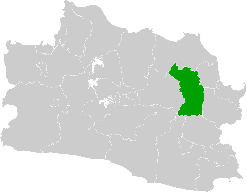 ملف:Map of West Java highlighting Majalengka Regency.svg - المعرفة