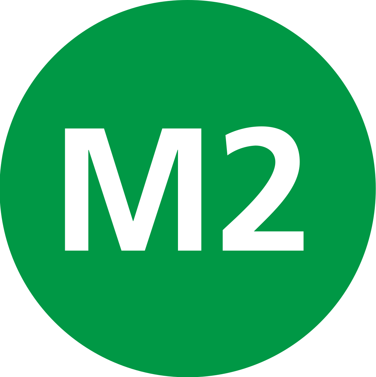 ملف:Istanbul M2 Line Symbol.svg - المعرفة