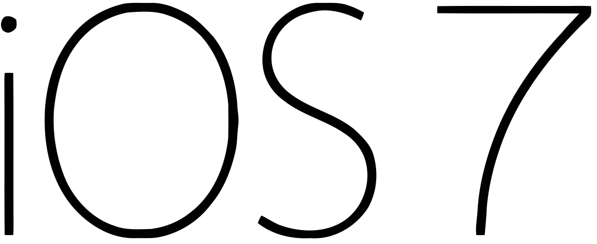 ملف:Apple iOS 7 Logo.svg - المعرفة