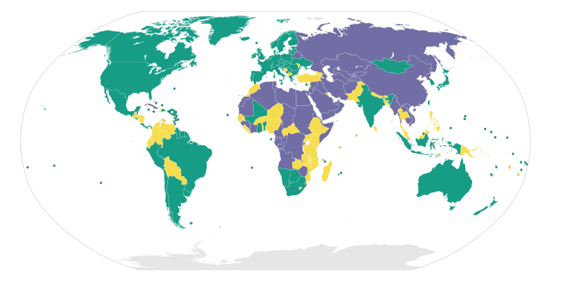 ملف:2010 Freedom House world map.svg - المعرفة