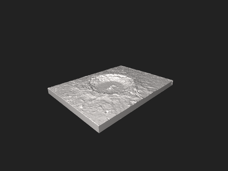ملف:Copernicus Crater 3D.stl - المعرفة