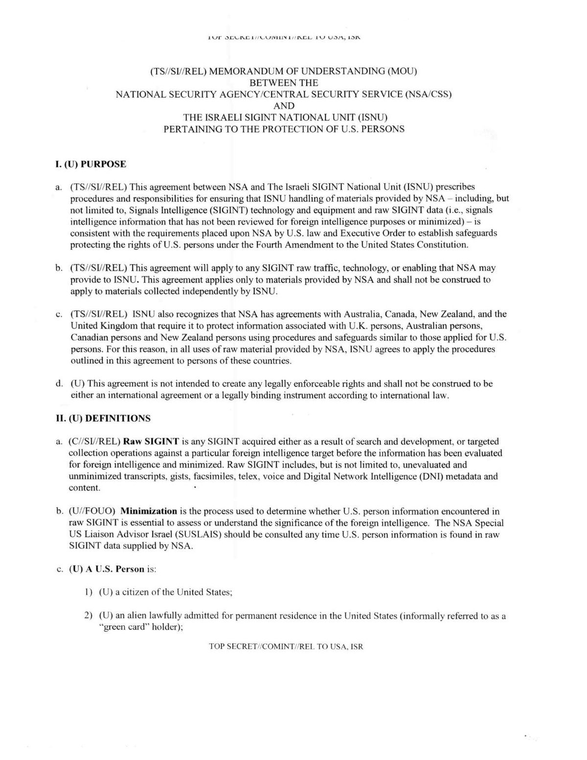 ملف:Israel Memorandum of Understanding SIGINT.pdf - المعرفة