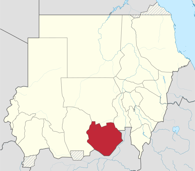 ملف:South Kurdufan in Sudan (Kafia Kingi disputed).svg - المعرفة