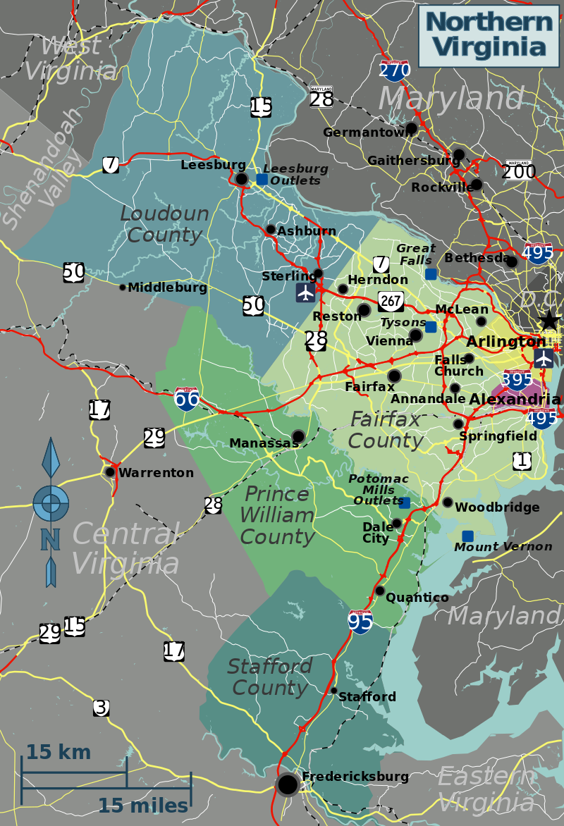 ملف:Northern Virginia map.svg - المعرفة