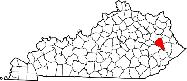 ملف:Map of Kentucky highlighting Magoffin County.svg - المعرفة