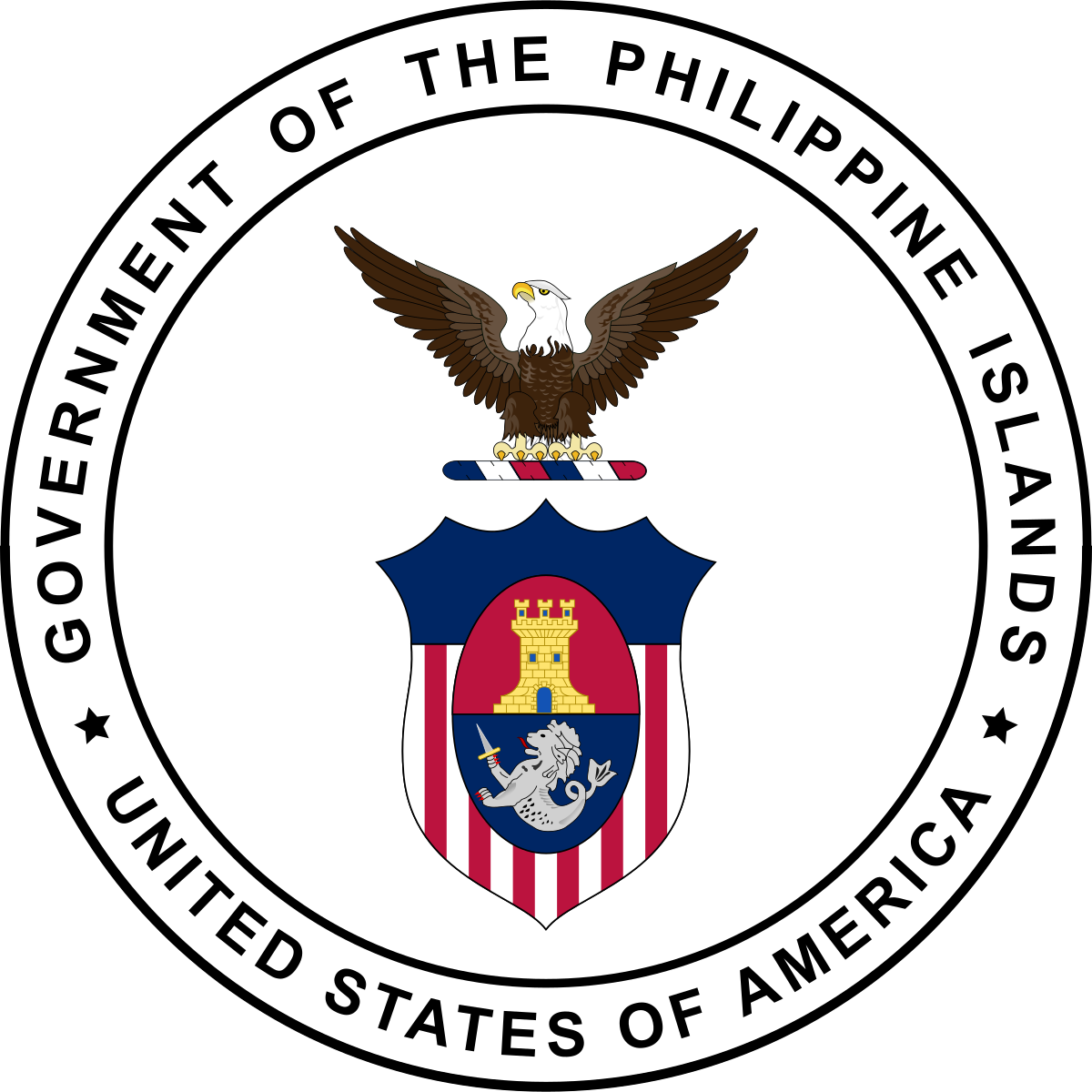 ملف:Great Seal of the Philippine Islands (1905-1935).svg - المعرفة