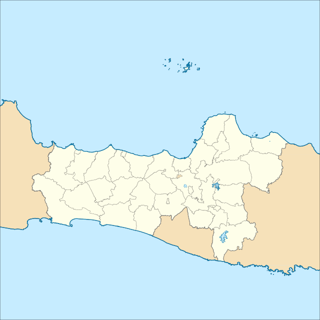 ملف:Indonesia Central Java location map.svg - المعرفة