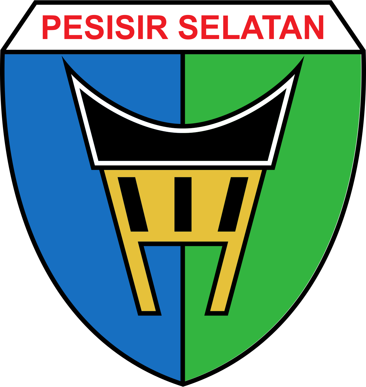 ملف:Coat of arms of Pesisir Selatan Regency.svg - المعرفة