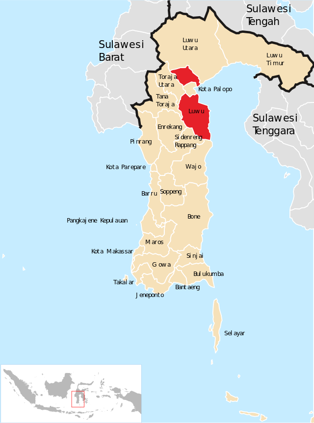 ملف:Locator Luwu Regency.svg - المعرفة