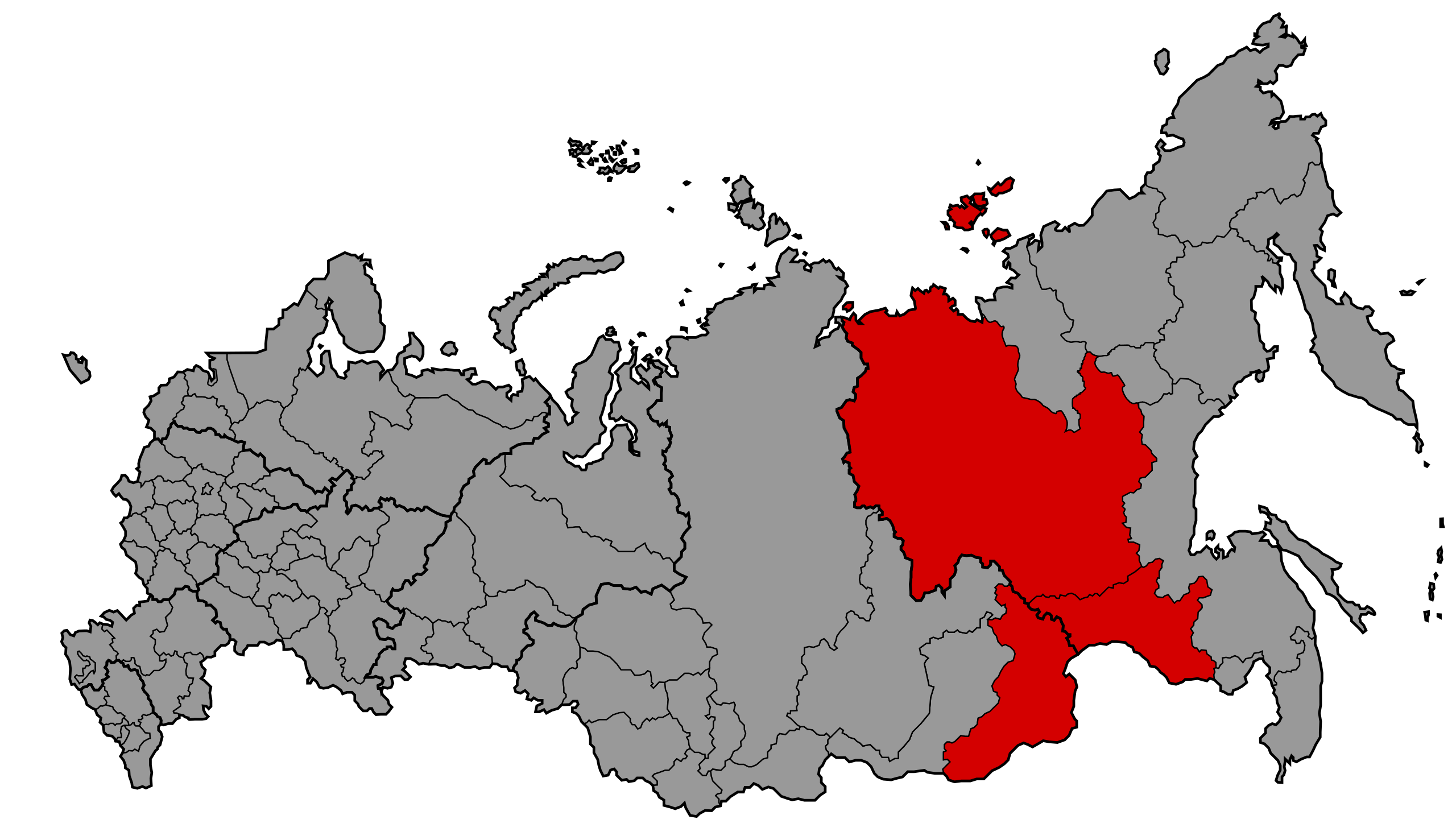 ملف:Map of Russia - Yakutsk time zone.svg - المعرفة