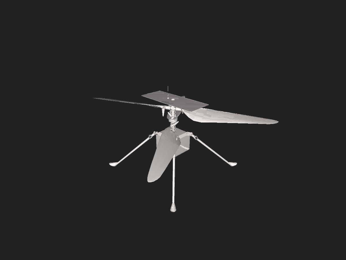 ملف:Mars Ingenuity Helicopter 3D Model.stl - المعرفة