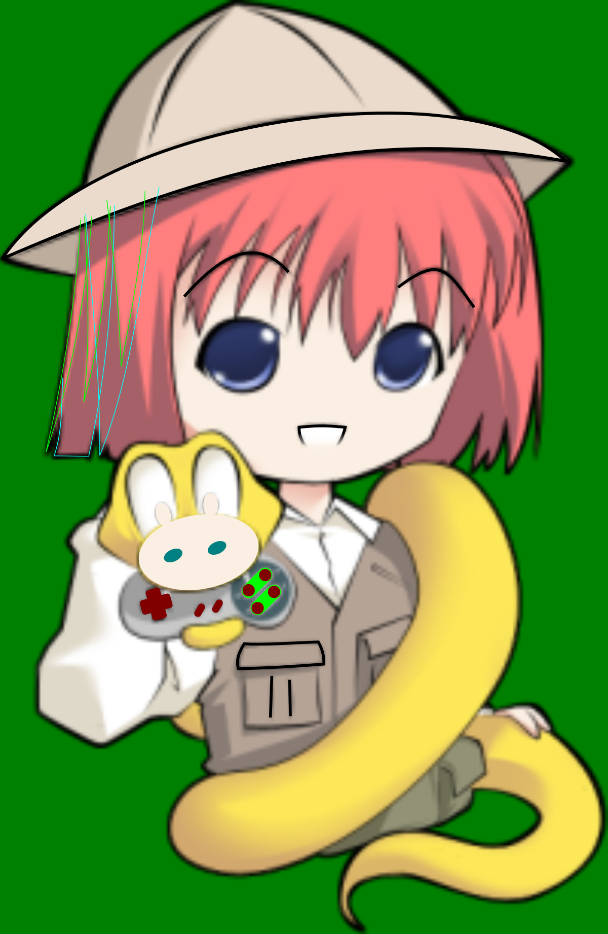 ملف:Ren’Py Eileen and python.svg - المعرفة