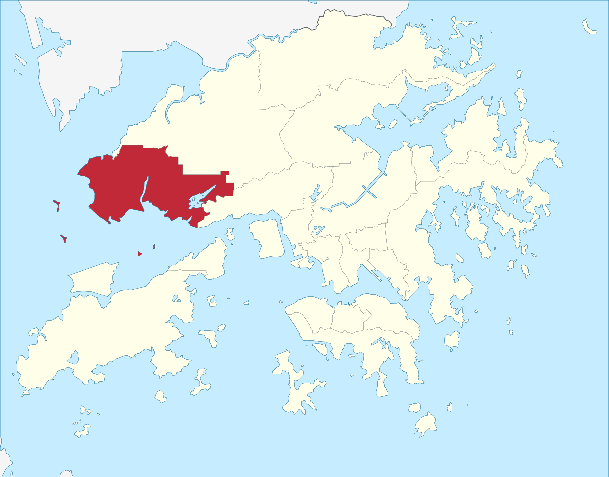 ملف:Hong Kong Tuen Mun District locator map.svg - المعرفة