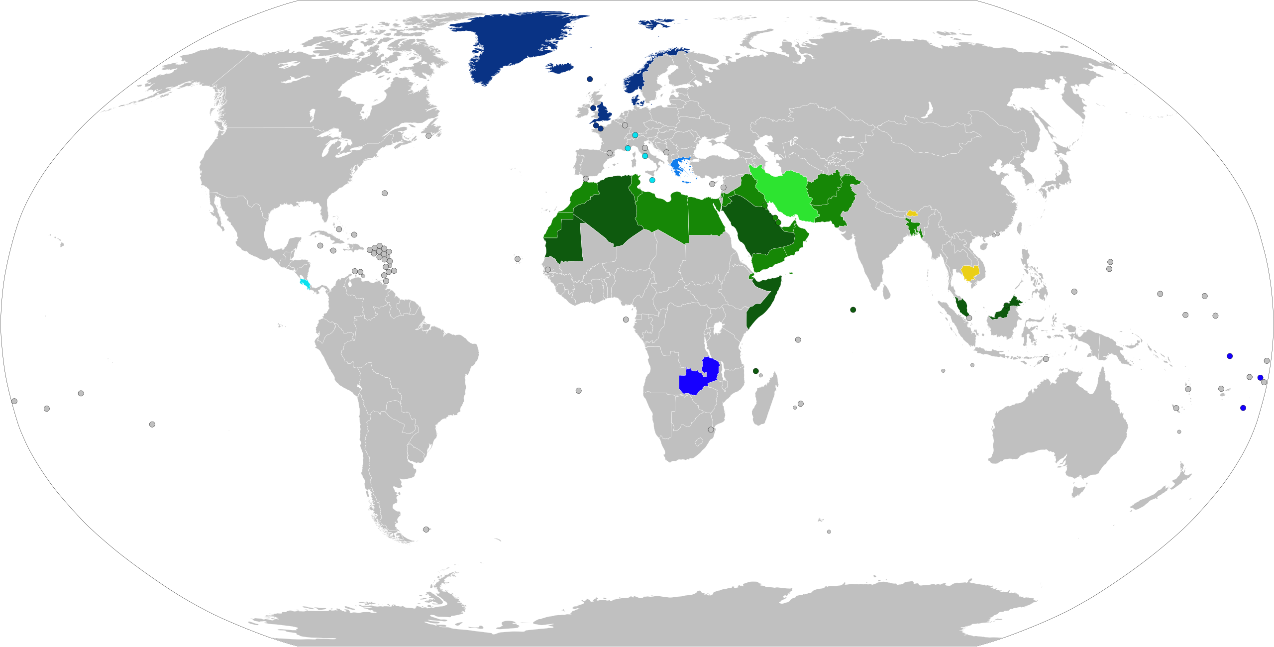 ملف:State Religions.svg - المعرفة