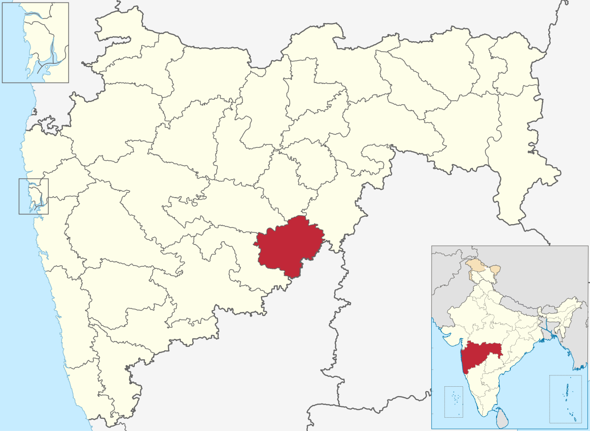 ملف:Latur in Maharashtra (India).svg - المعرفة