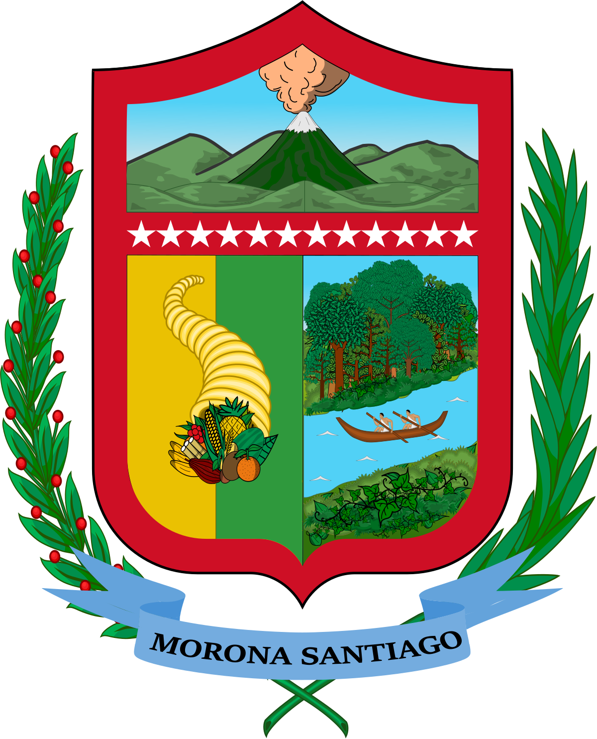 ملف:Escudo de la Provincia de Morona Santiago.svg - المعرفة