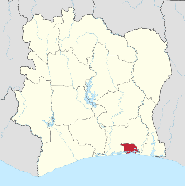 ملف:Côte d'Ivoire - District autonome Abidjan.svg - المعرفة