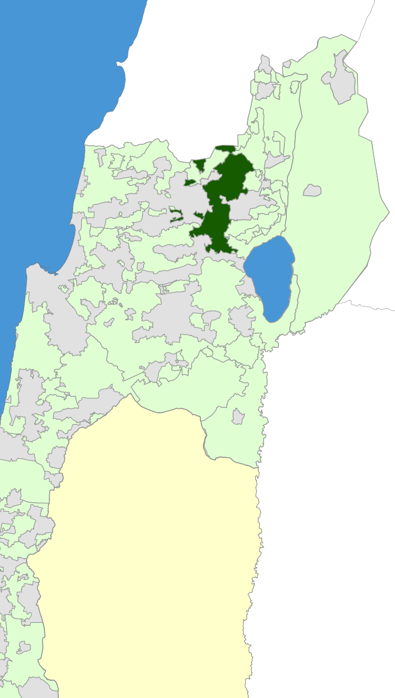 ملف:Israel Map - Merom HaGalil Regional Council Zoomin.svg - المعرفة