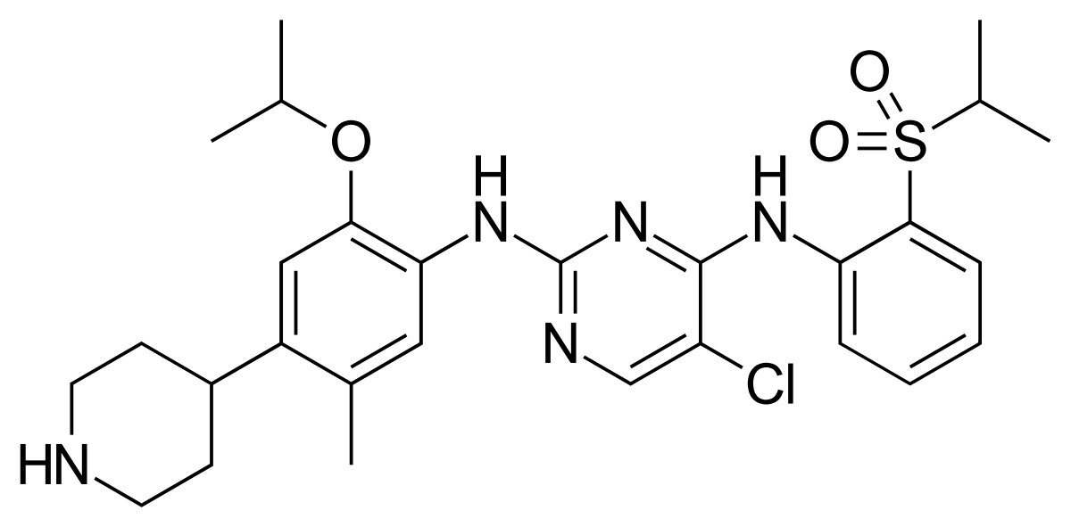 ملف:Ceritinib structure.svg - المعرفة
