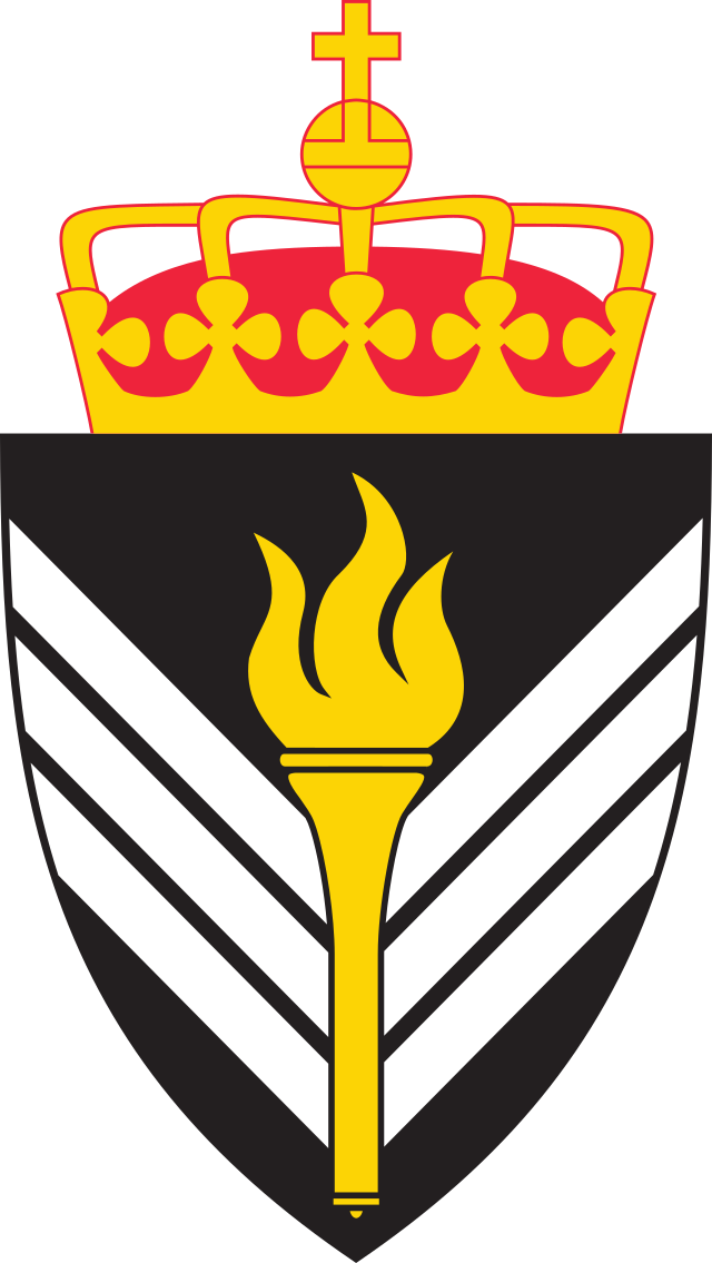 ملف:Coat of arms of the Norwegian Armed Forces Command School.svg - المعرفة