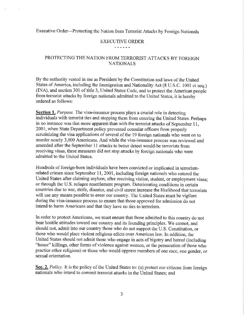 ملف:Draft version of Executive Order 13769.pdf - المعرفة