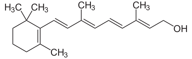ملف:All-trans-Retinol2.svg - المعرفة