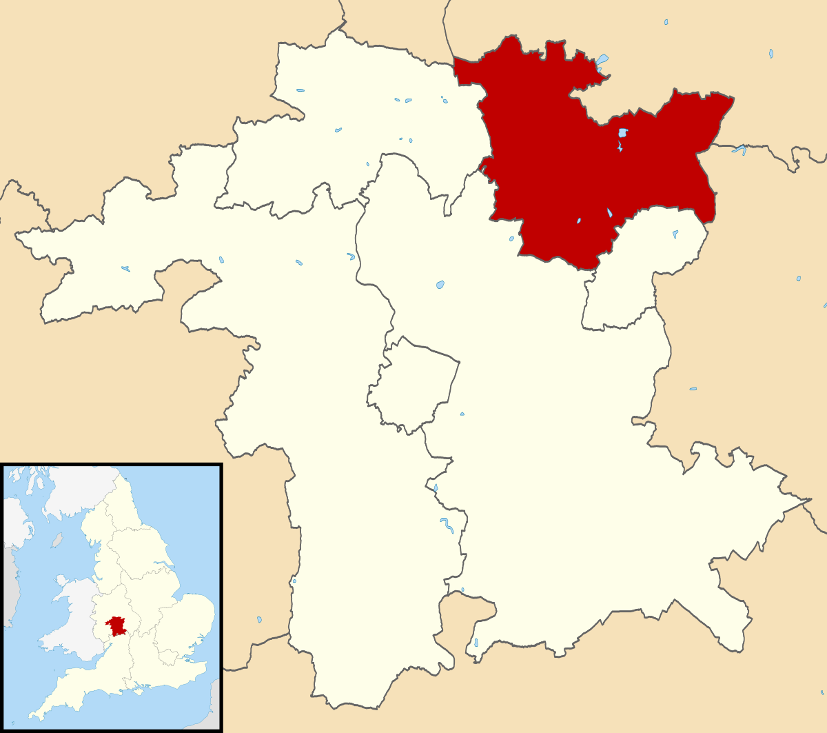 ملف:Bromsgrove UK locator map.svg - المعرفة
