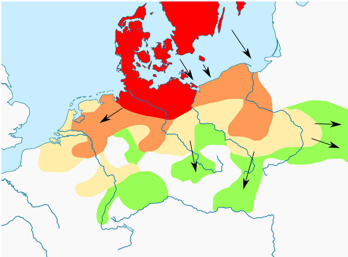 ملف:Germanic tribes settlements 750BC-1AD.svg - المعرفة