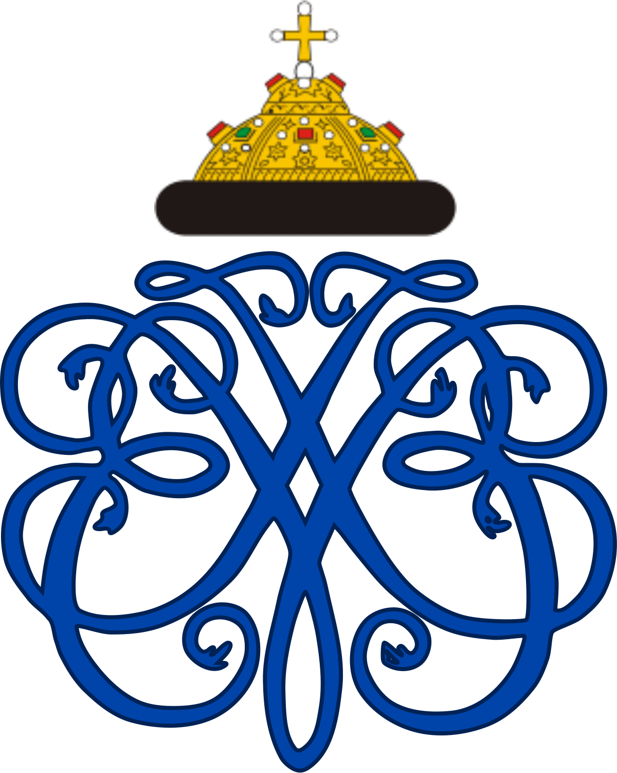 ملف:Imperial Monogram of Empress Catherine I of Russia.svg - المعرفة