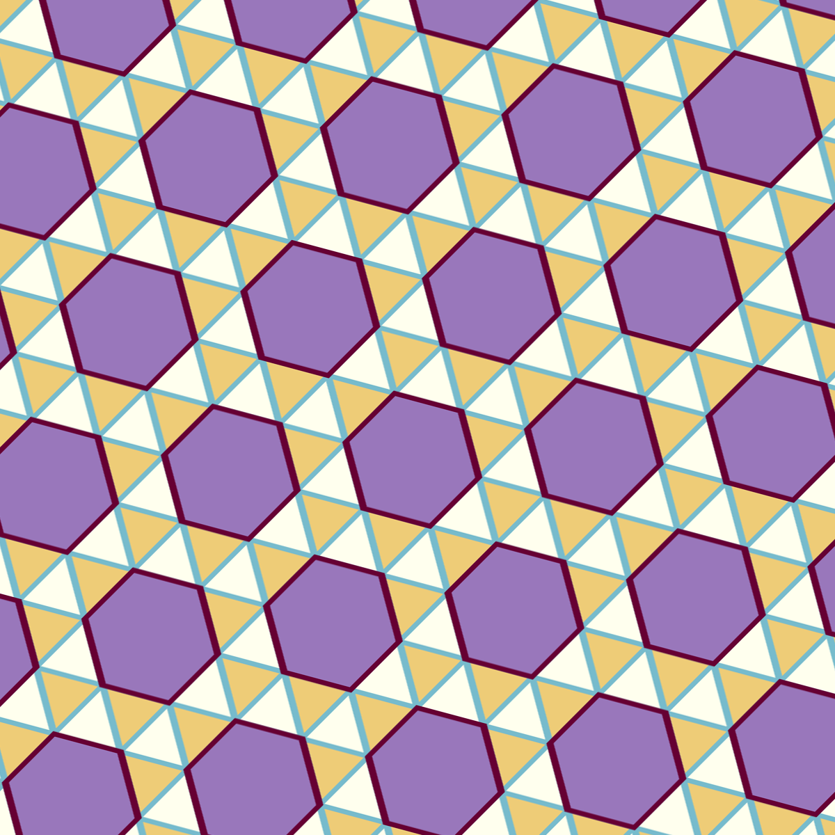 ملف:Academ Periodic tiling where eighteen triangles encircle each ...