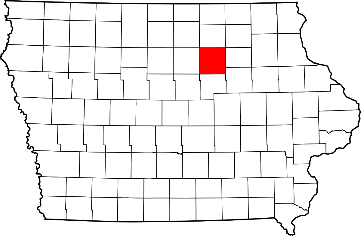 ملف:Map of Iowa highlighting Butler County.svg - المعرفة