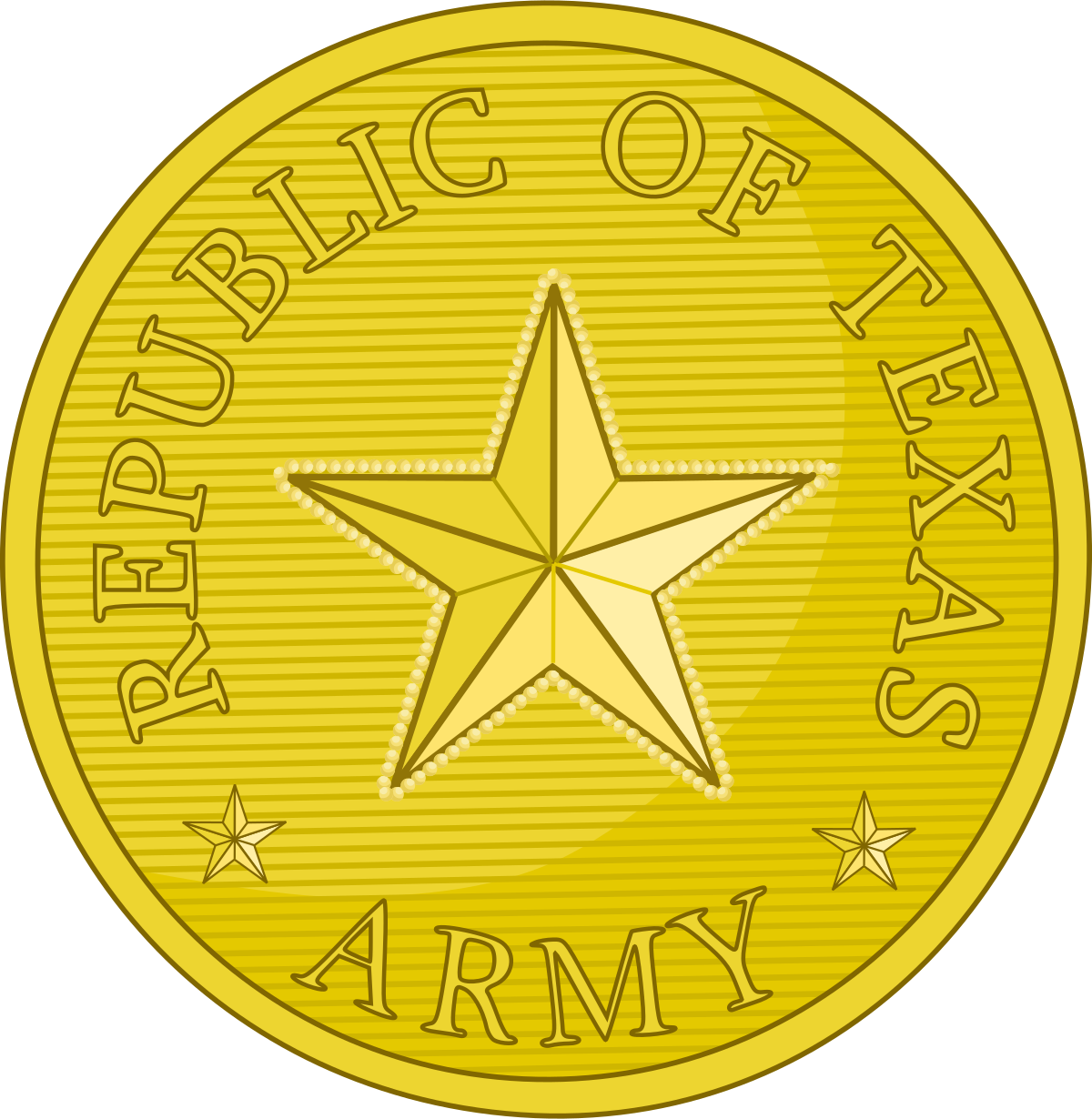 ملف:Texas Army Uniform Button.svg - المعرفة