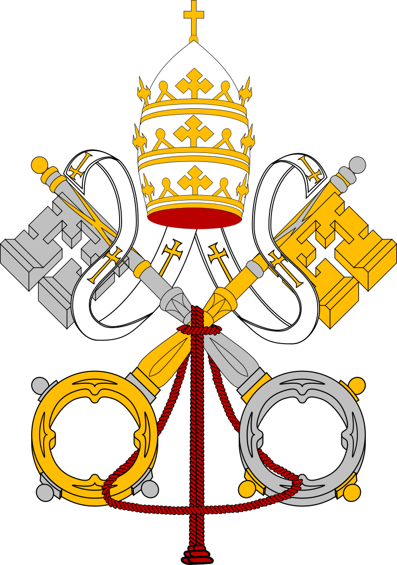 ملف:Emblem of the Holy See (6).svg - المعرفة