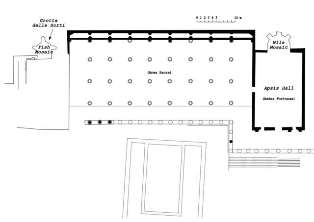 ملف:Praeneste - Plan - Lower complex.svg - المعرفة