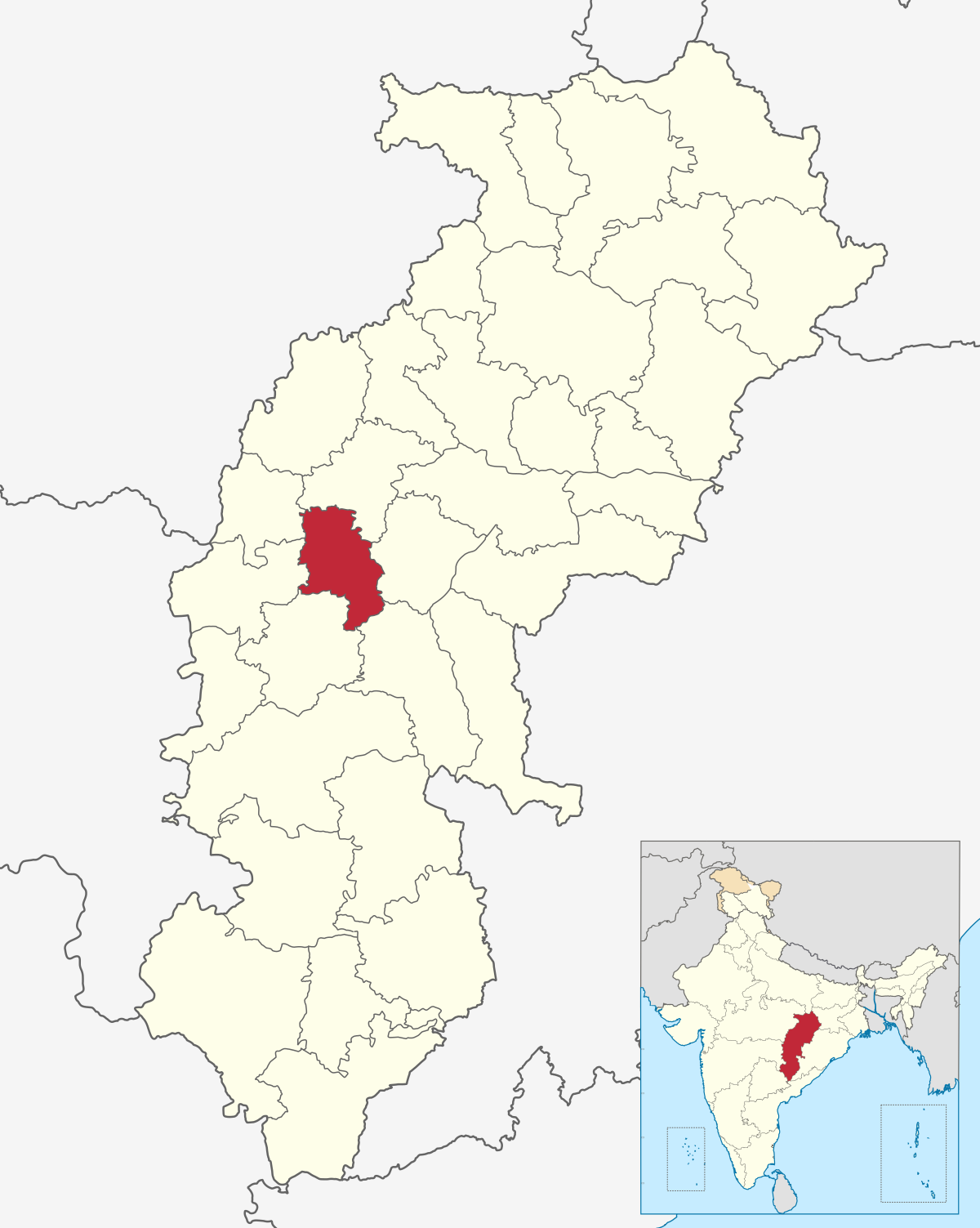 ملف:Durg in Chhattisgarh (India).svg - المعرفة