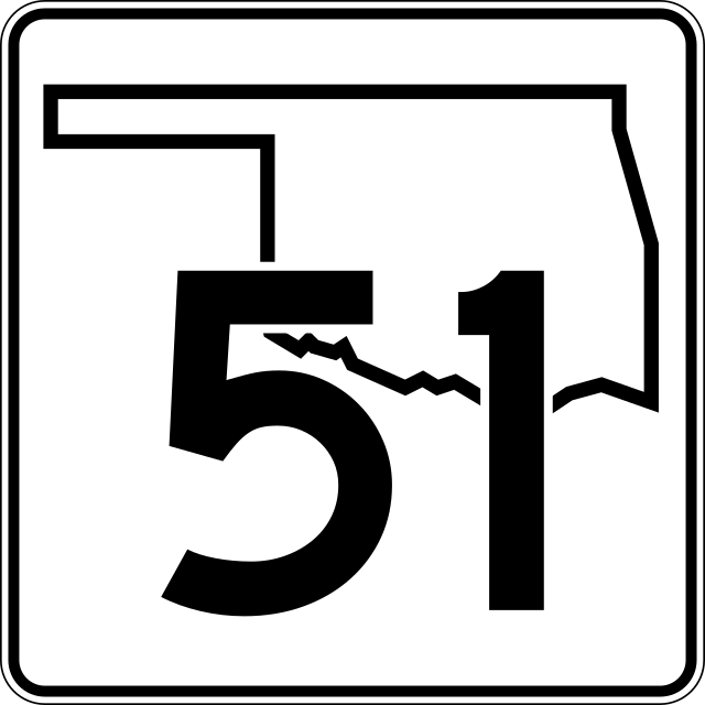 ملف:Oklahoma State Highway 51.svg - المعرفة