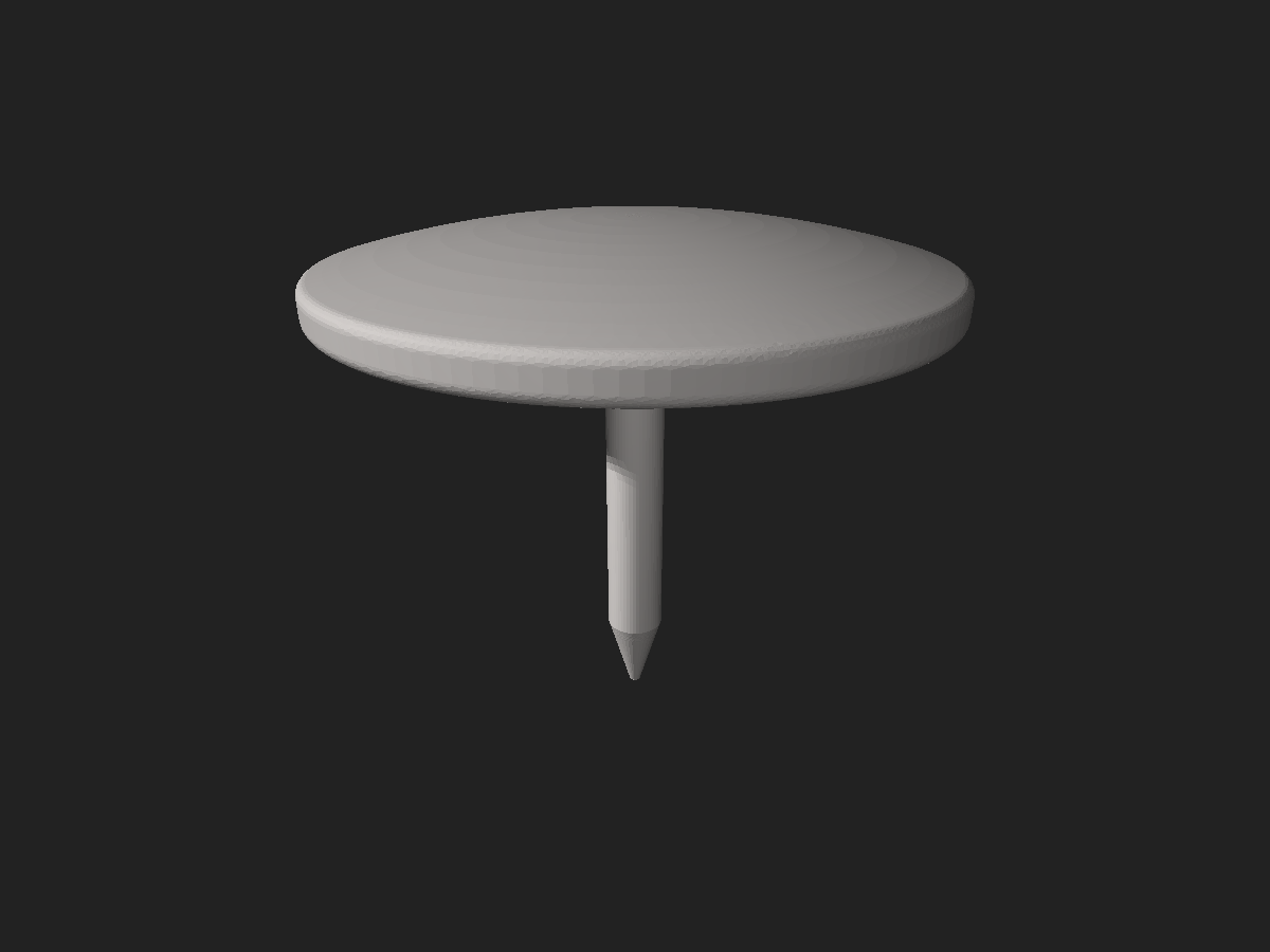 ملف:Drawing-pin.stl - المعرفة