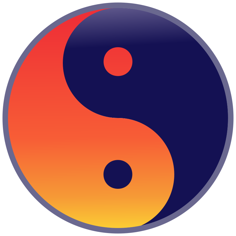 ملف:Taijitu red gradient.svg - المعرفة