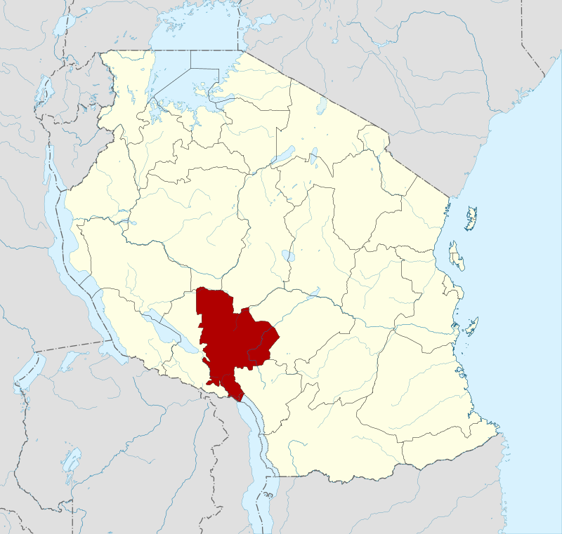 ملف:Tanzania Mbeya location map.svg - المعرفة