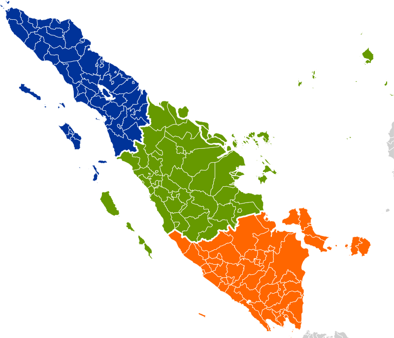 ملف:Old map of Sumatra (1950).svg - المعرفة