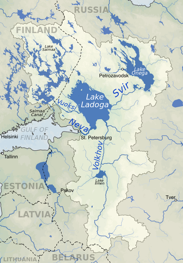 ملف:Neva River basin map.svg - المعرفة